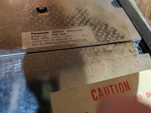 Rare VTG Panasonic Cockpit RM-310 Overhead Roof Console Car Audio ...