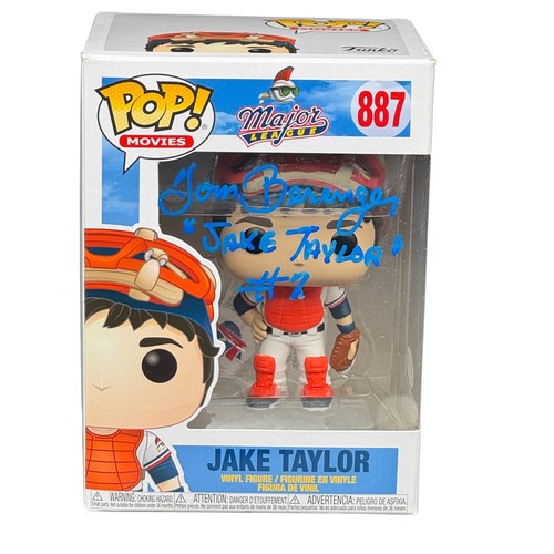 Tom Berenger Signed Jake Taylor Funko Pop Major League Autograph ...