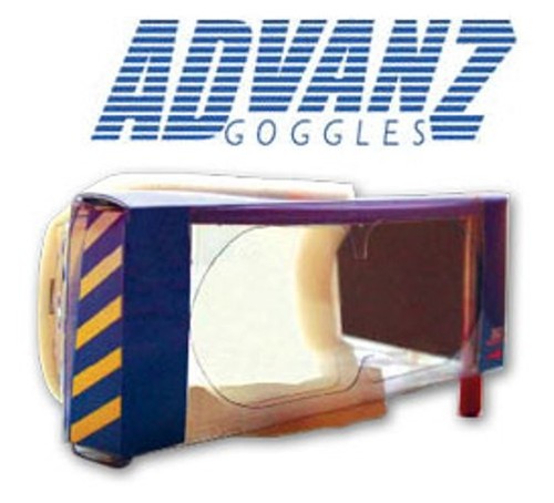 24 PACK ADVANZ GOGGLES WITH HEADSTRAP FOR PAINT AND SPRAY FOAM MASK ...