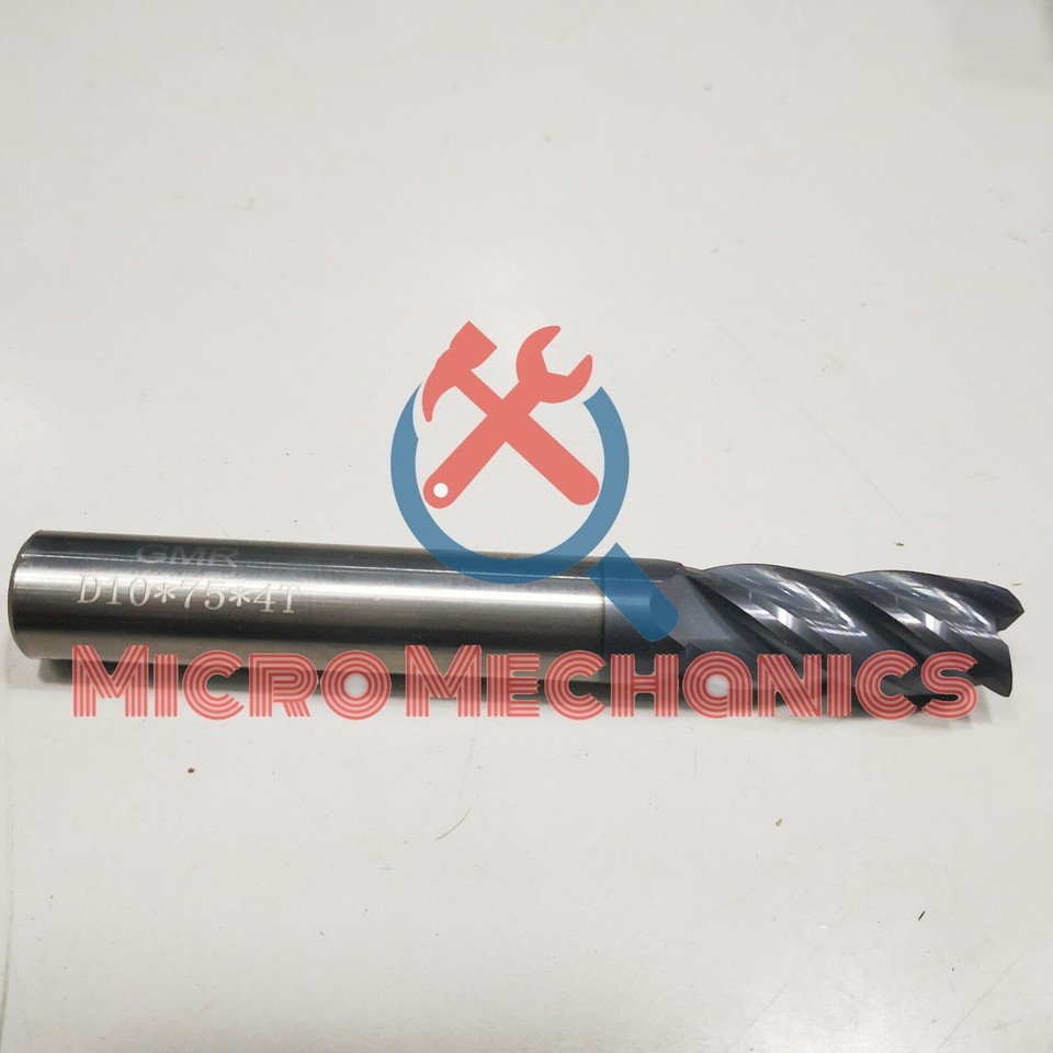 Parallel Shank Carbide End Mill Cutter Dia 2MM - OAL 50MM - 45 HRC ...