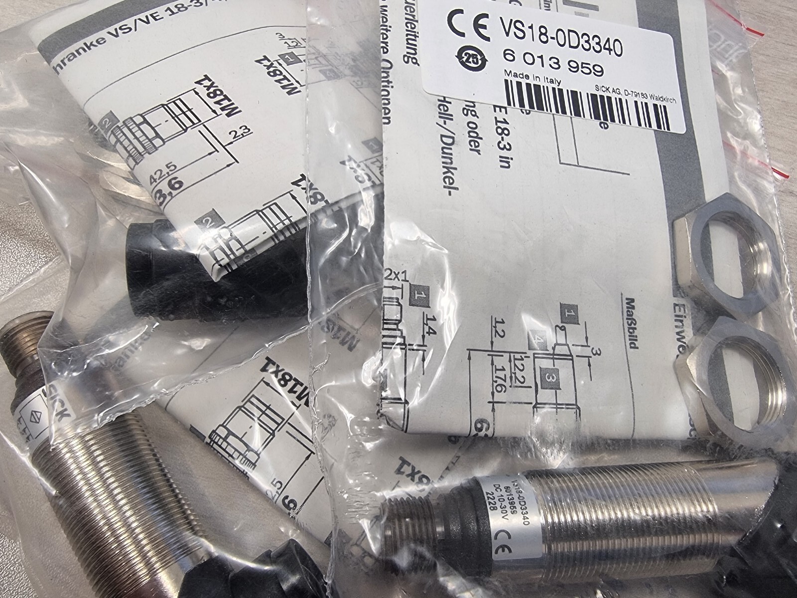 1PCS NEW SICK VS18-0D3340 Proximity switch sensor 6013959 ORIGINAL | eBay