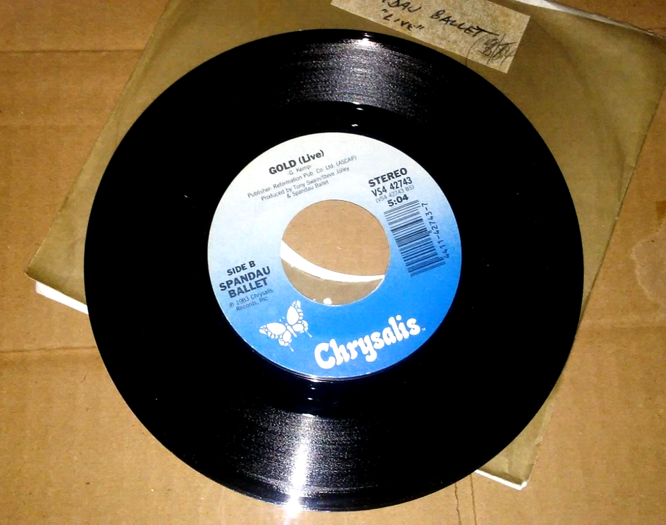 SPANDAU BALLET Gold/Gold (Live) CHRYSALIS 45 RPM L@K! | eBay