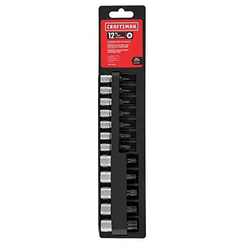 CRAFTSMAN Torx Bit Socket Set, Tamper Proof, 12-Piece (CMMT49293 ...