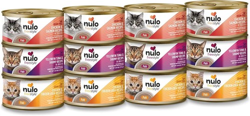 Nulo Freestyle Cat & Kitten Wet Pate Canned 2.8 Ounce (Pack of 12 ...