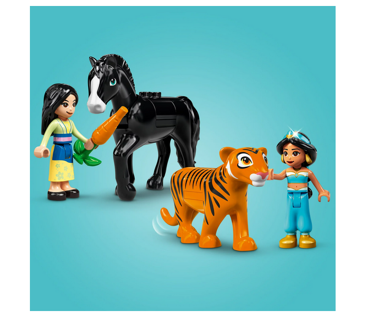 LEGO Disney Aladdin's Jasmine and Mulan Adventure Building Set 43208 | eBay