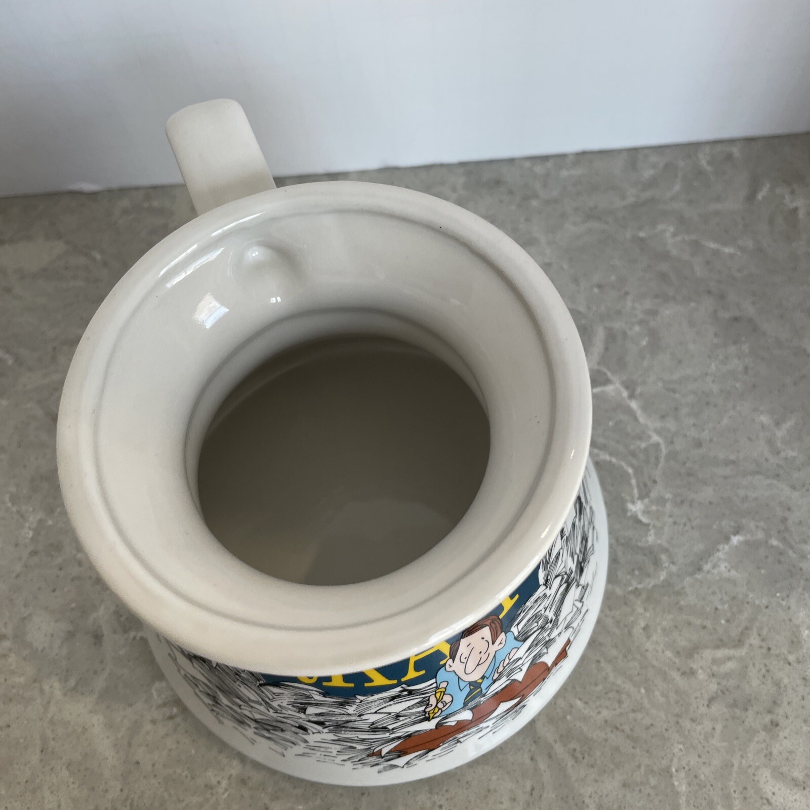 No Spill Slip Workaholic Coffee Mug Untippable | eBay