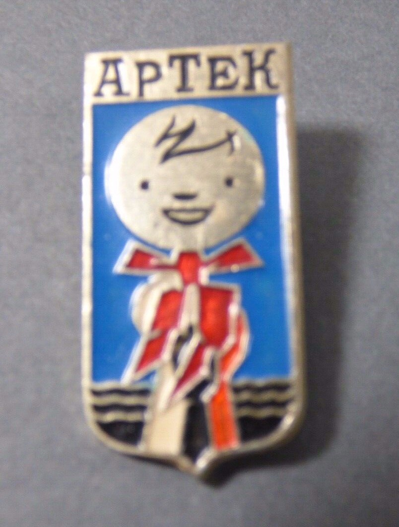 VTG Rare Artek Soviet USSR Young Pioneer Children Rest Camp Pin Badge ...