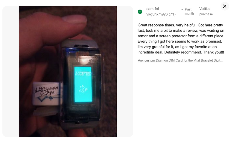 CUSTOM DIM VIRAL CLAWS MEICOOMON DIGIMON DIM FOR Vital HERO/ VITAL ...