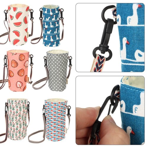 Cup Pouch Tote Bag Portable Cup Sleeve Beverage Bag Water Bottle Bag ...
