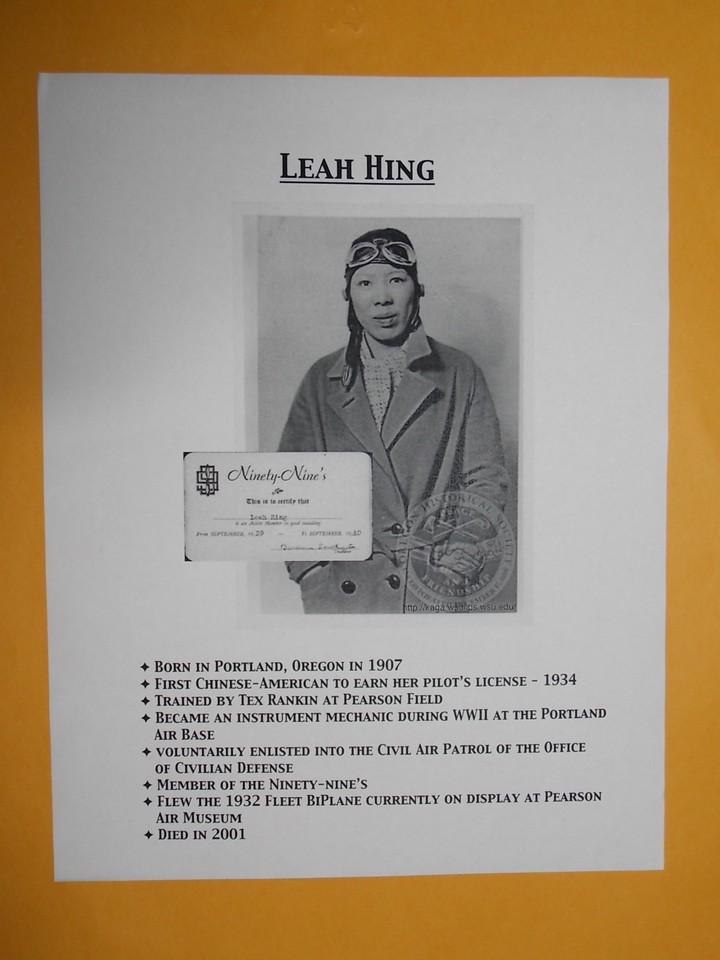 US 1932 China "Miss Lindbergh-Leah Hing" Real Photo Flying Tiger Member ...