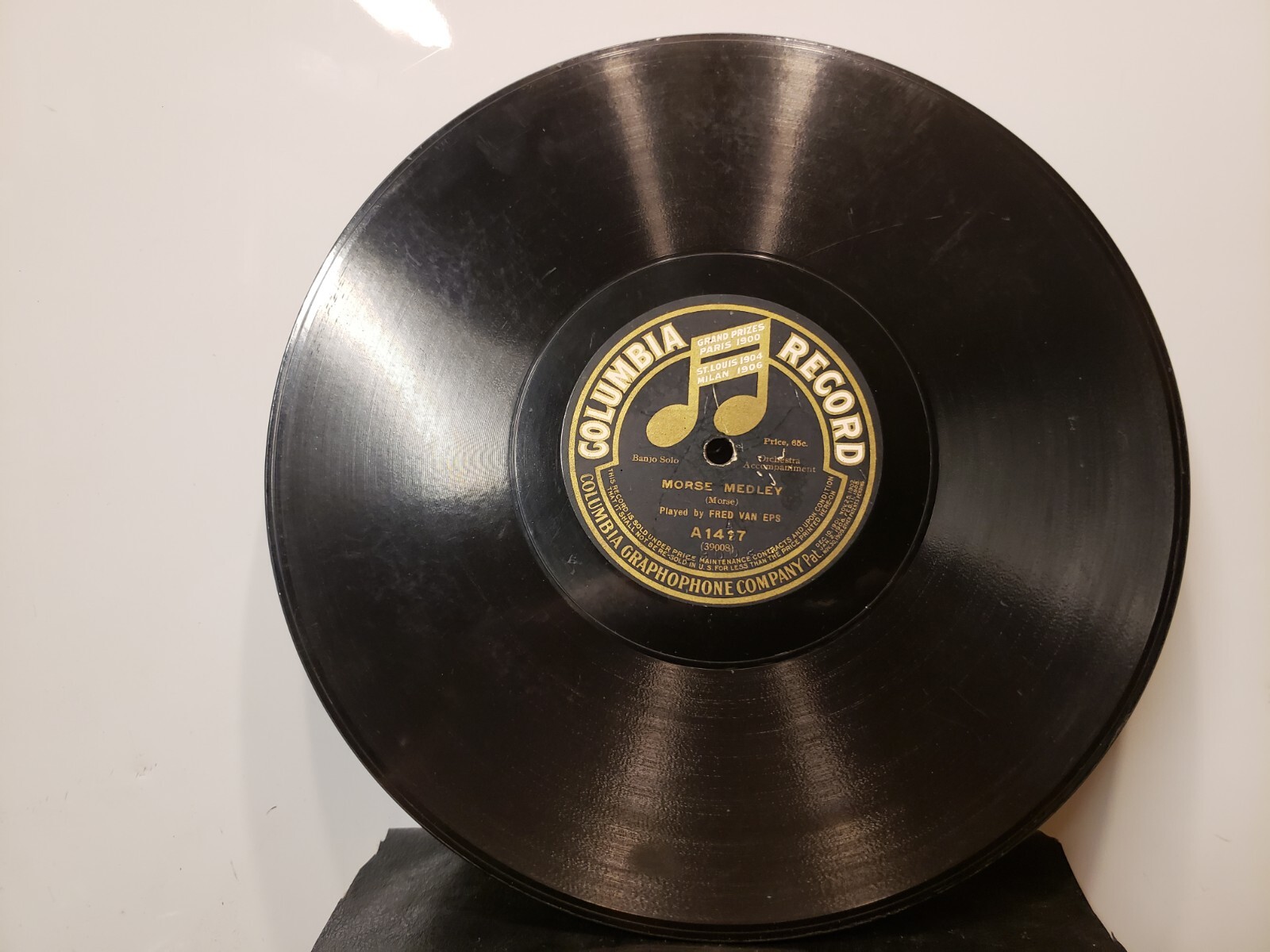 78 RPM Fred Van Eps Columbia A1417 Morse Medley / Junk Man Rag | eBay
