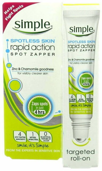 Simple Spotless Skin Rapid Action Spot Zapper 15ml Roll-On for sale ...
