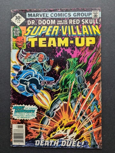Marvel Comics Super-Villain Team-Up #12 Dr. Doom vs. The Red Skull Fine ...