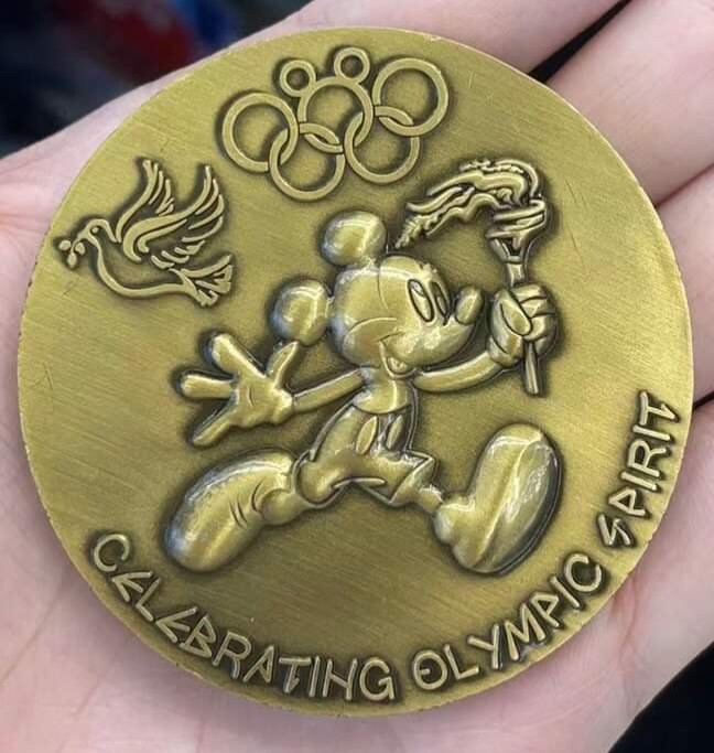 Disney World Disneyland Tokyo Japan Mickey Olympic 2020 Challenge Coin ...
