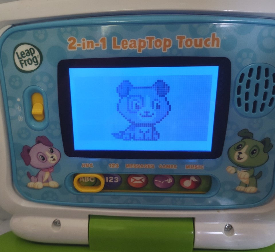 Leap Frog 2-in-1 LEAPTOP TOUCH PAD 2017 Flip Screen Animated LED Scout ...