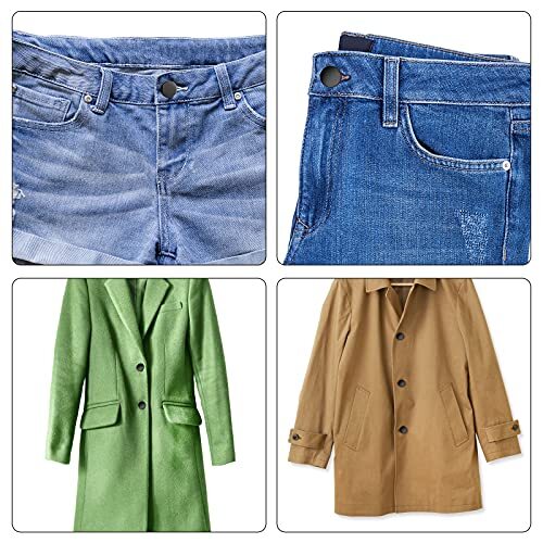 Black Snap Fasteners Kit Clothing Snaps Button for Bags, Jeans, Clothes ...