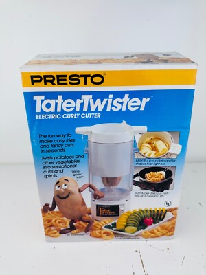 Presto Tater Twister 0293001 Electric Curly Cutter Slicer Peeler | eBay