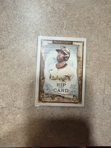 2025 TOPPS ALLEN & GINTER Andrew McCutchen RIP CARD 67/199 UNRIPPED ...