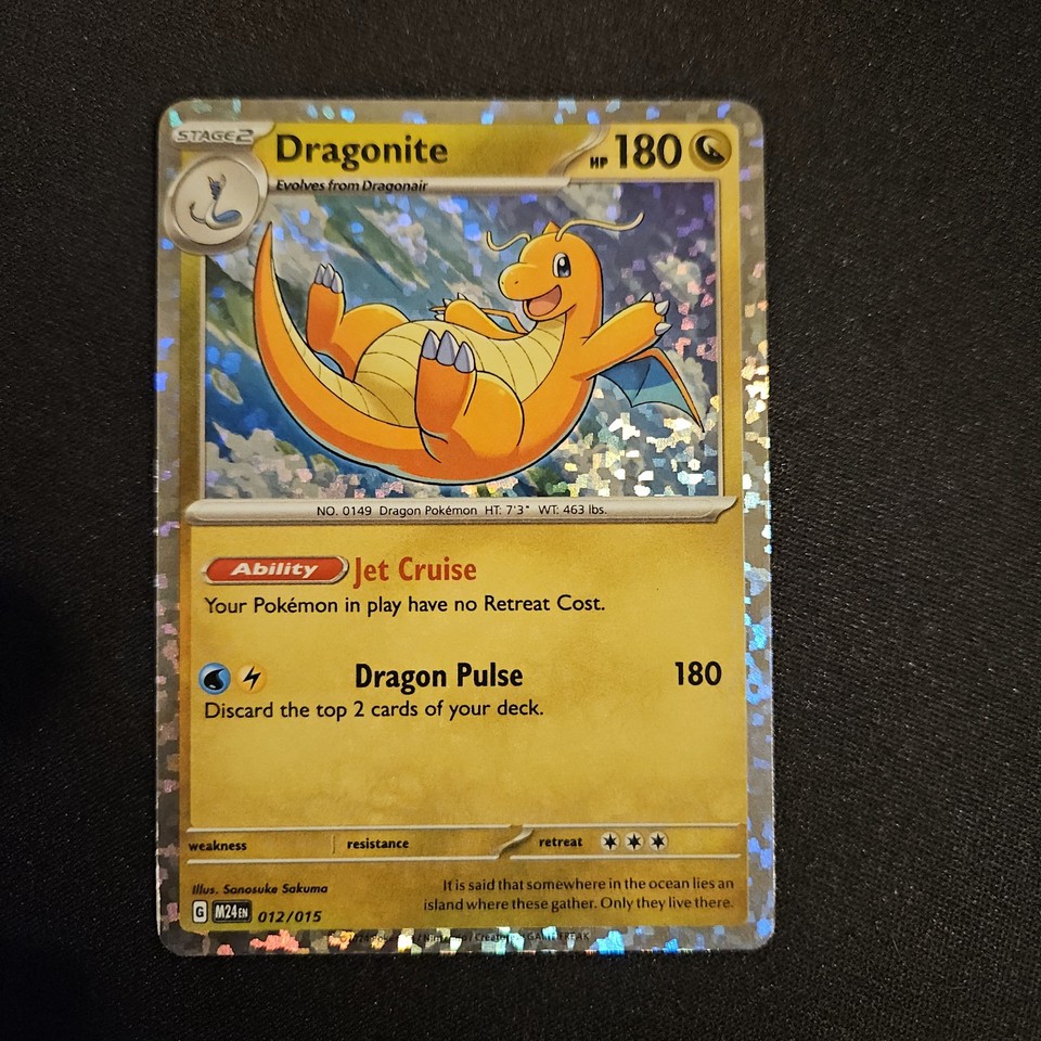 Dragonite - 012/015 - M24 EN Holo Mcdonald's Dragon Discovery Pokemon ...
