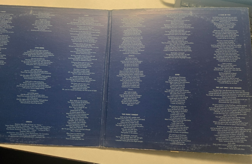 JONI MITCHELL - BLUE - REPRISE GATEFOLD MS 2038 - Good Condition!!! | eBay
