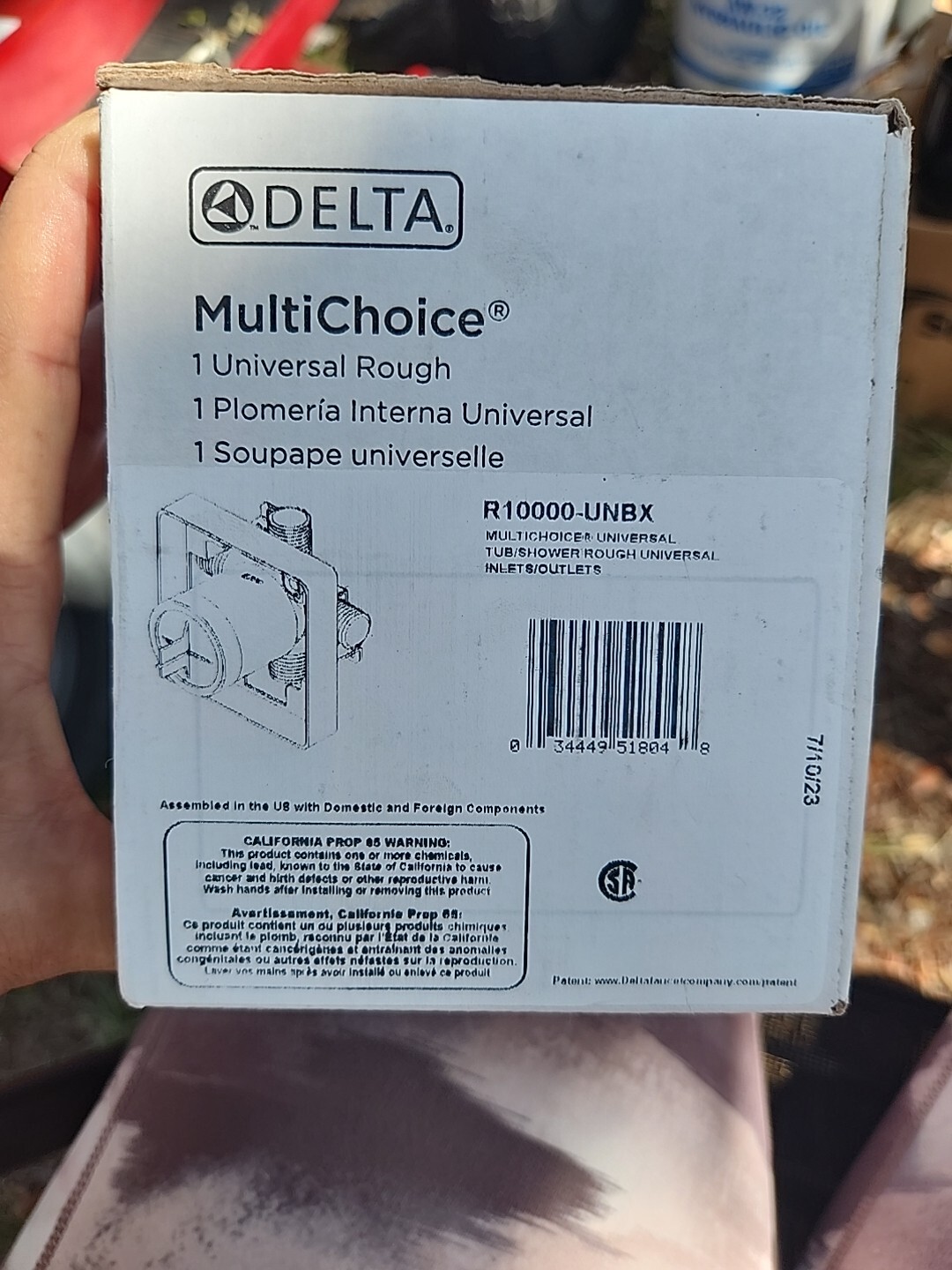 Delta R10000-UNBX MultiChoice Universal Tub/Shower Rough-In Valve | eBay