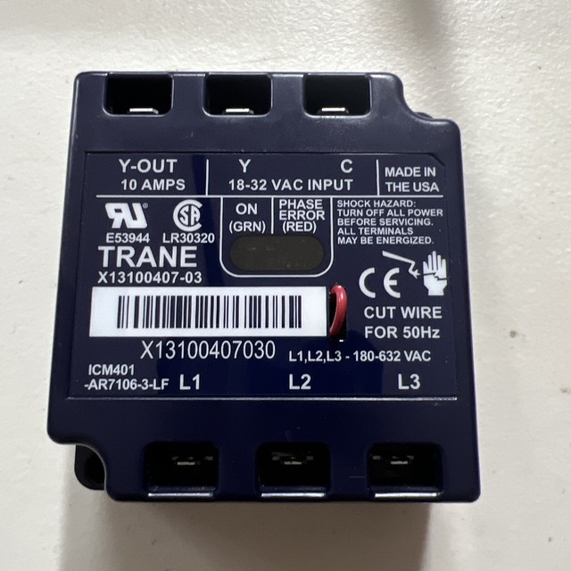 Trane X13100407-03 X13100407030 Phase Monitor Control for sale online ...