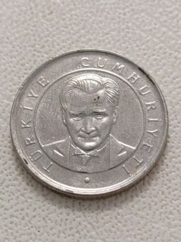 Turkey 25 yeni kurus 2005 kurush XF coin Ataturk free UK POST Kayihan ...