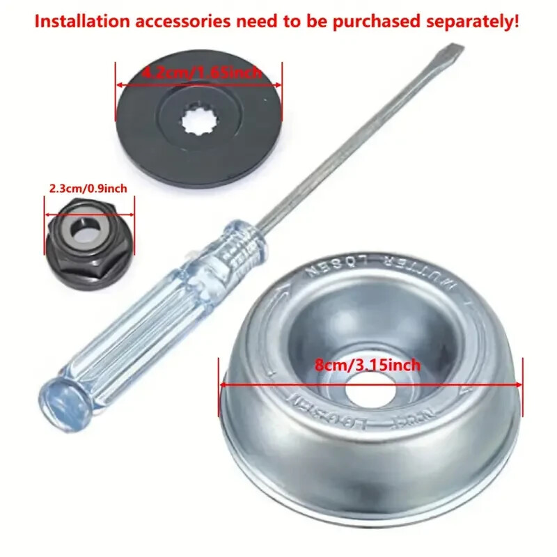 For Husqvarna-Stihl Lawnmower-Blade Adapter Kit String Trimmer Brush ...