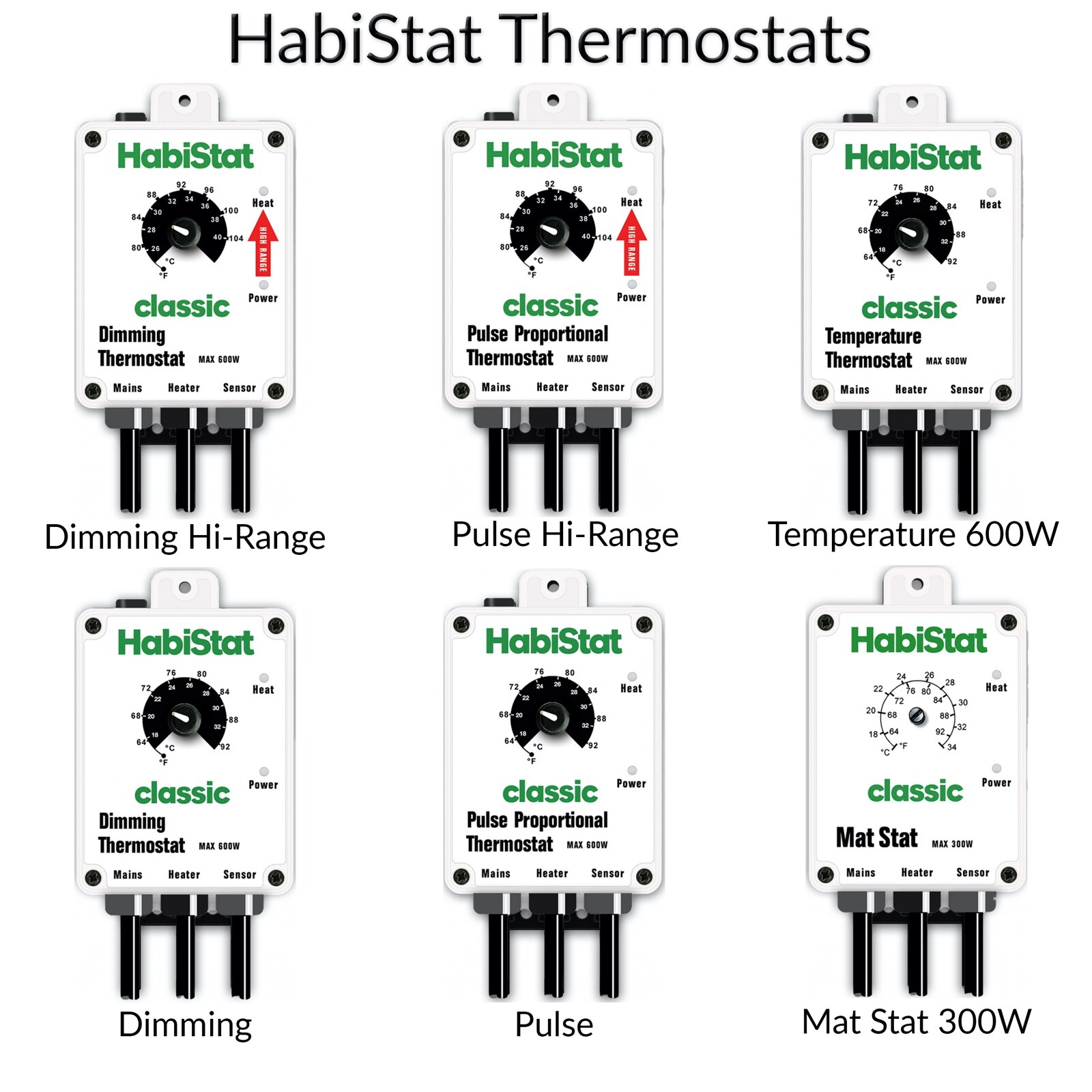 HabiStat Thermostats - Dimming | Temperature | Mat-Stat | Digital ...