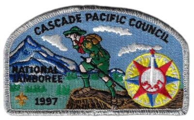 1997 National Jamboree Cascade Pacific Council JSP Patch SMY Bdr ...