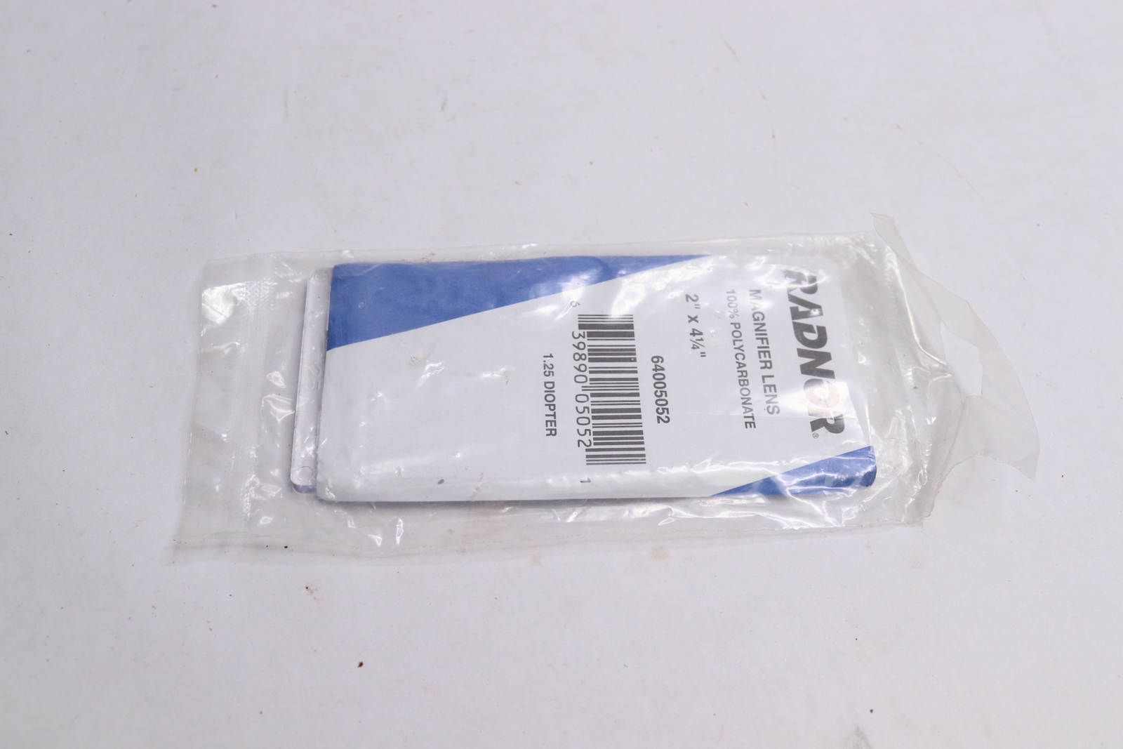 Radnor Diopter Polycarbonate Magnifying Lens 2" x 14" 64005052 | eBay