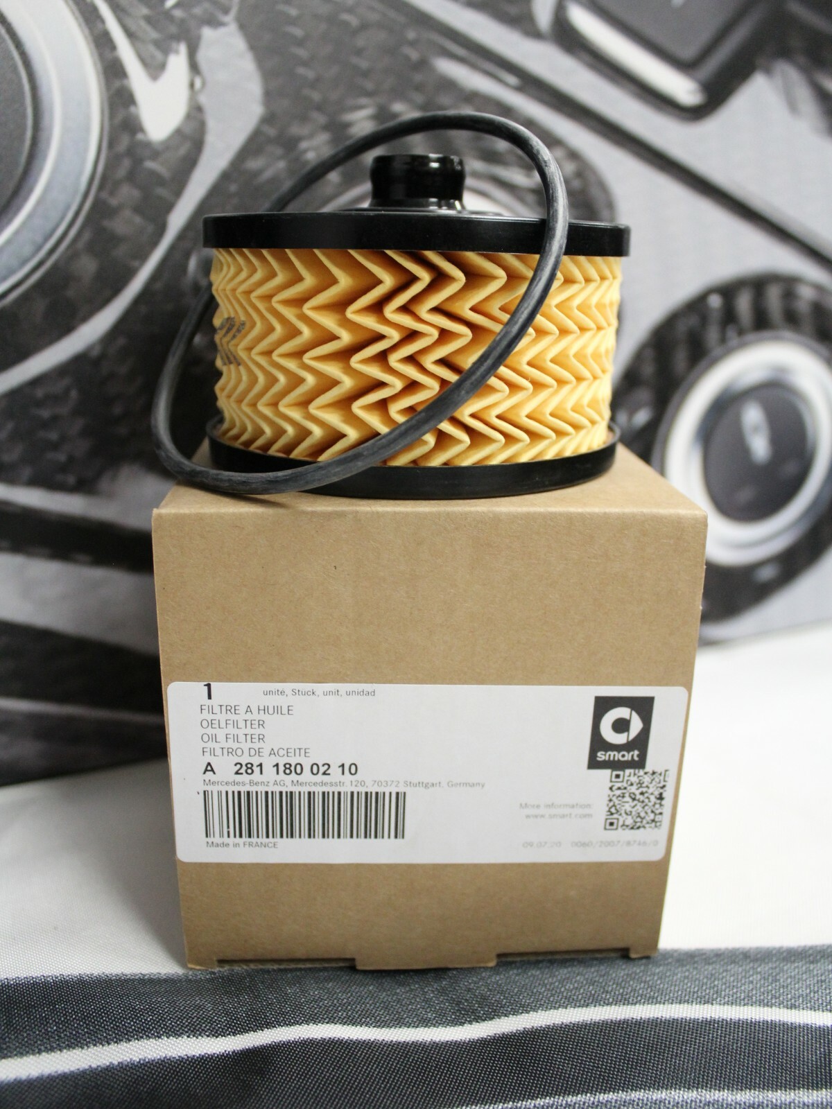 NEW Genuine Smart OM281 Petrol Engine Oil Filter A2811800210 | eBay