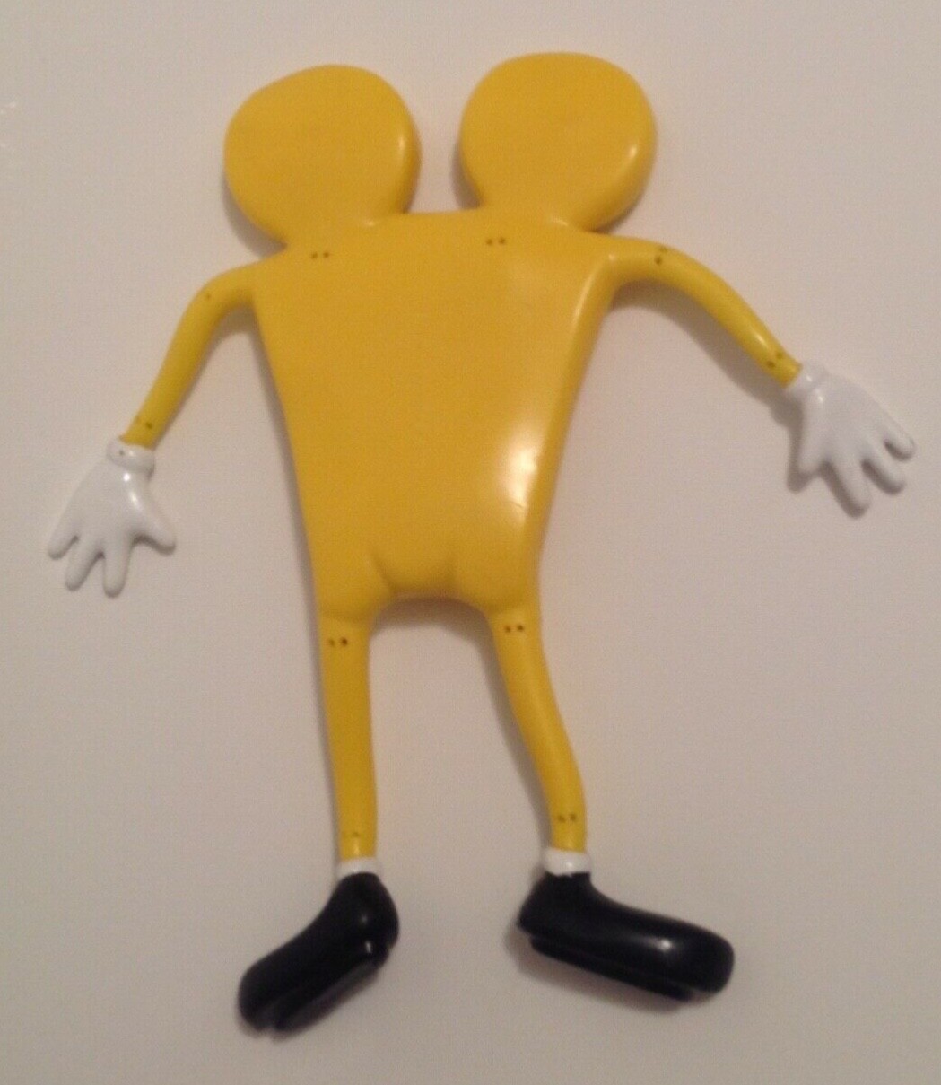 Vintage SMILEY FACE RARE Double headed Bendy Rubber Doll Accoutrements ...
