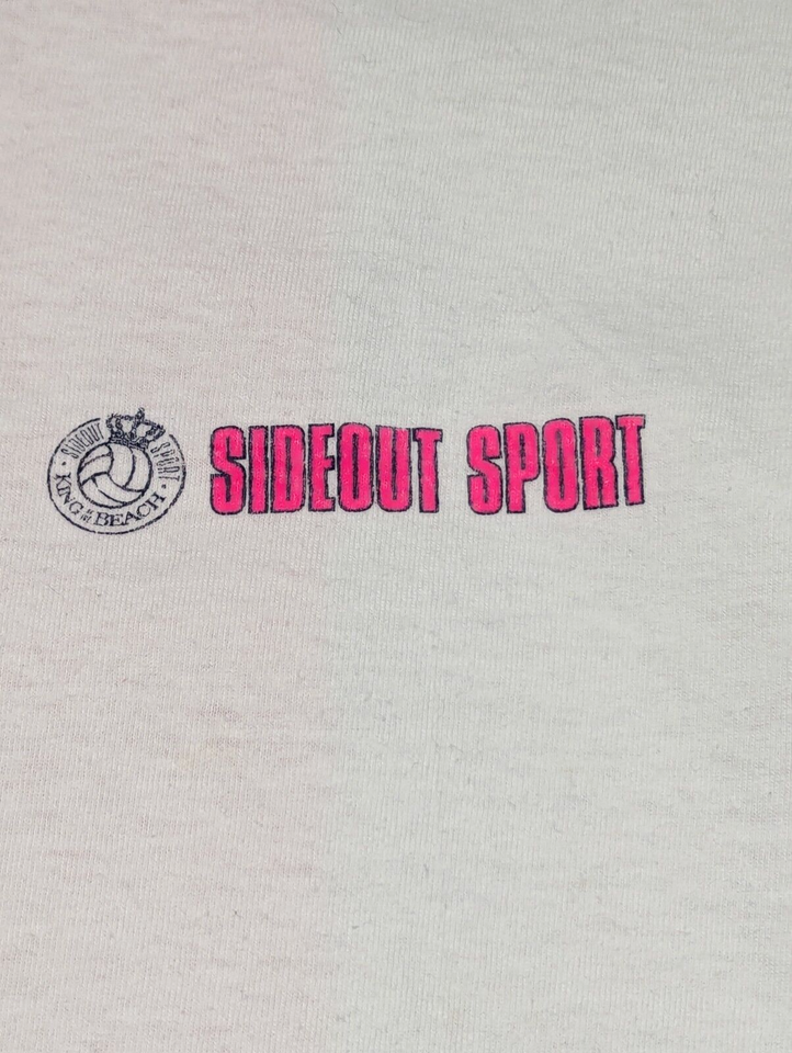 Vintage Sideout Sport Beach Volleyball T-Shirt 80's Single Stitch ...