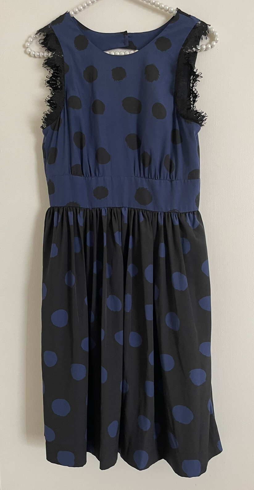 New! 2 NWT Anthropologie Corey Lynn Calter Split Dots Polka Dots Blue ...