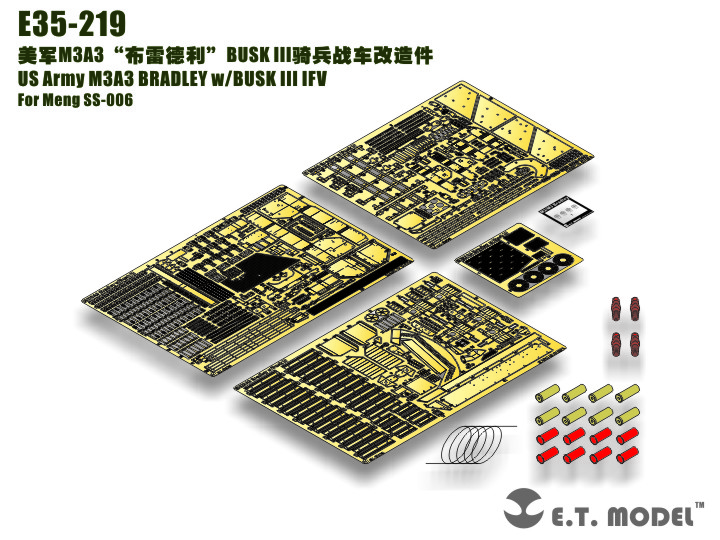 ET Model 1/35 E35-219 US Army M3A3 BRADLEY w/BUSK III IFV For Meng SS ...