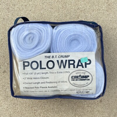 B.T. Crump Polo Wraps | eBay