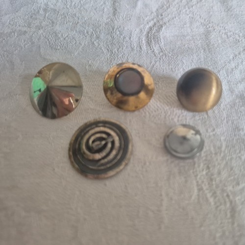 5 Vintage 1930s Art Deco Unusual Metal Buttons. | eBay