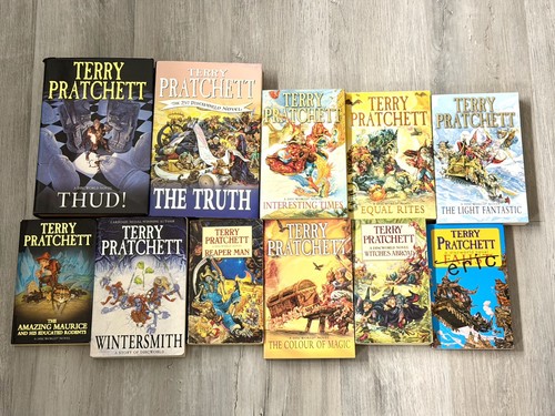 Terry Pratchett Discworld Book Bundle x 11 Hardback PB Eric Reaper Man ...