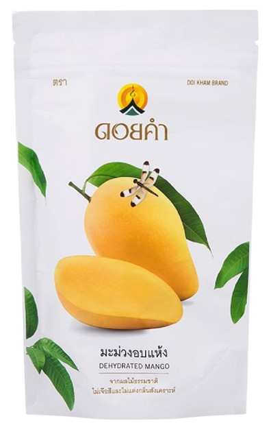 4x140g Dehydrated Mango Snack DOI KHAM Natural Tropical Thai Fruit ...