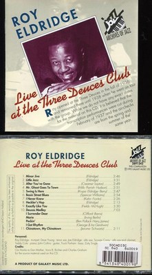 Roy ELDRIDGE "Live at the Three Deuces Club" (CD) 1993 | eBay