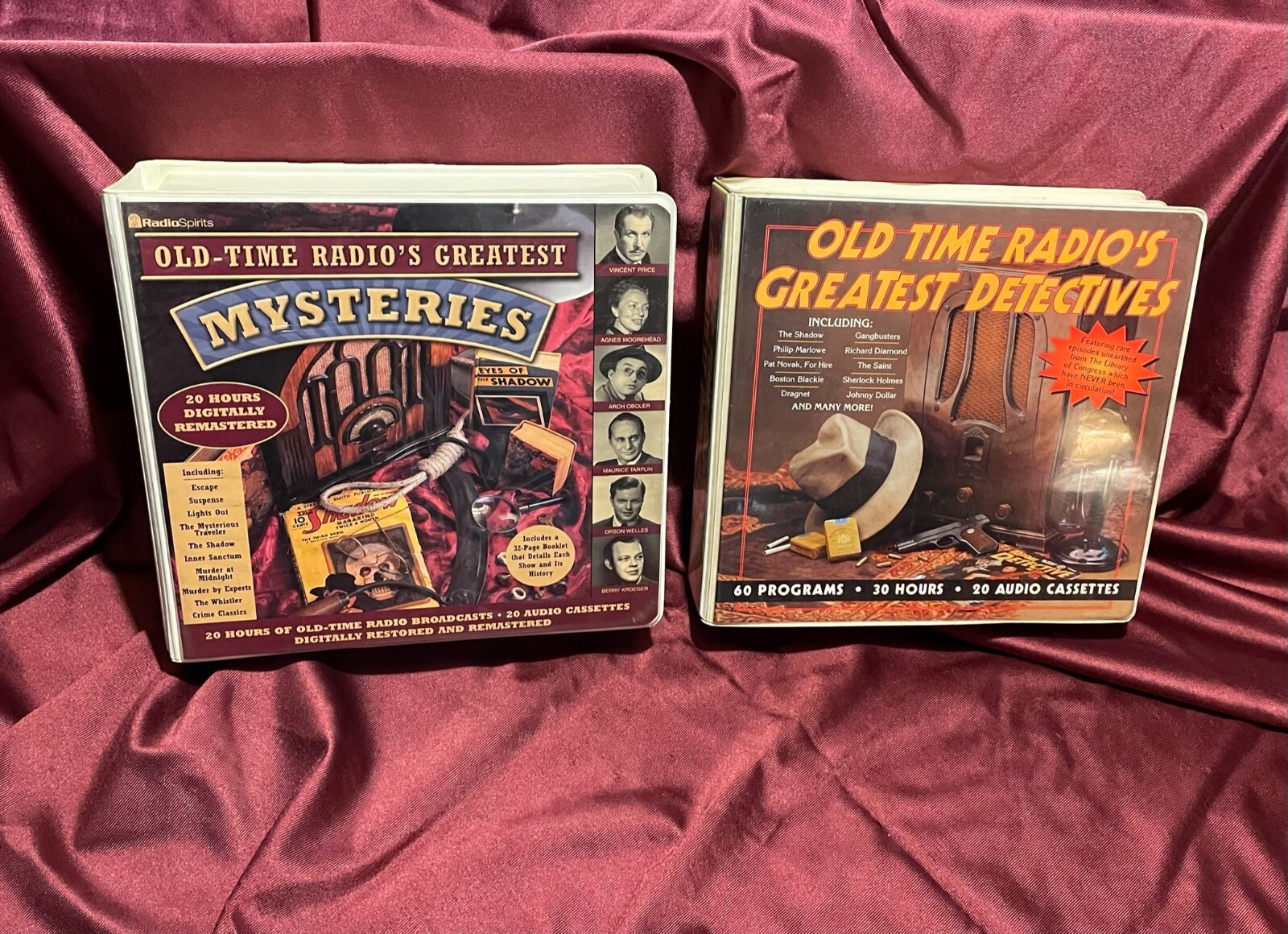 Detective & Mystery Radio Shows Cassette Audiobooks - Set of 2 | eBay