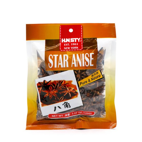 Hunsty Pure & Natural Star Anise (Anis detoile Estrella) in 3.52oz ...