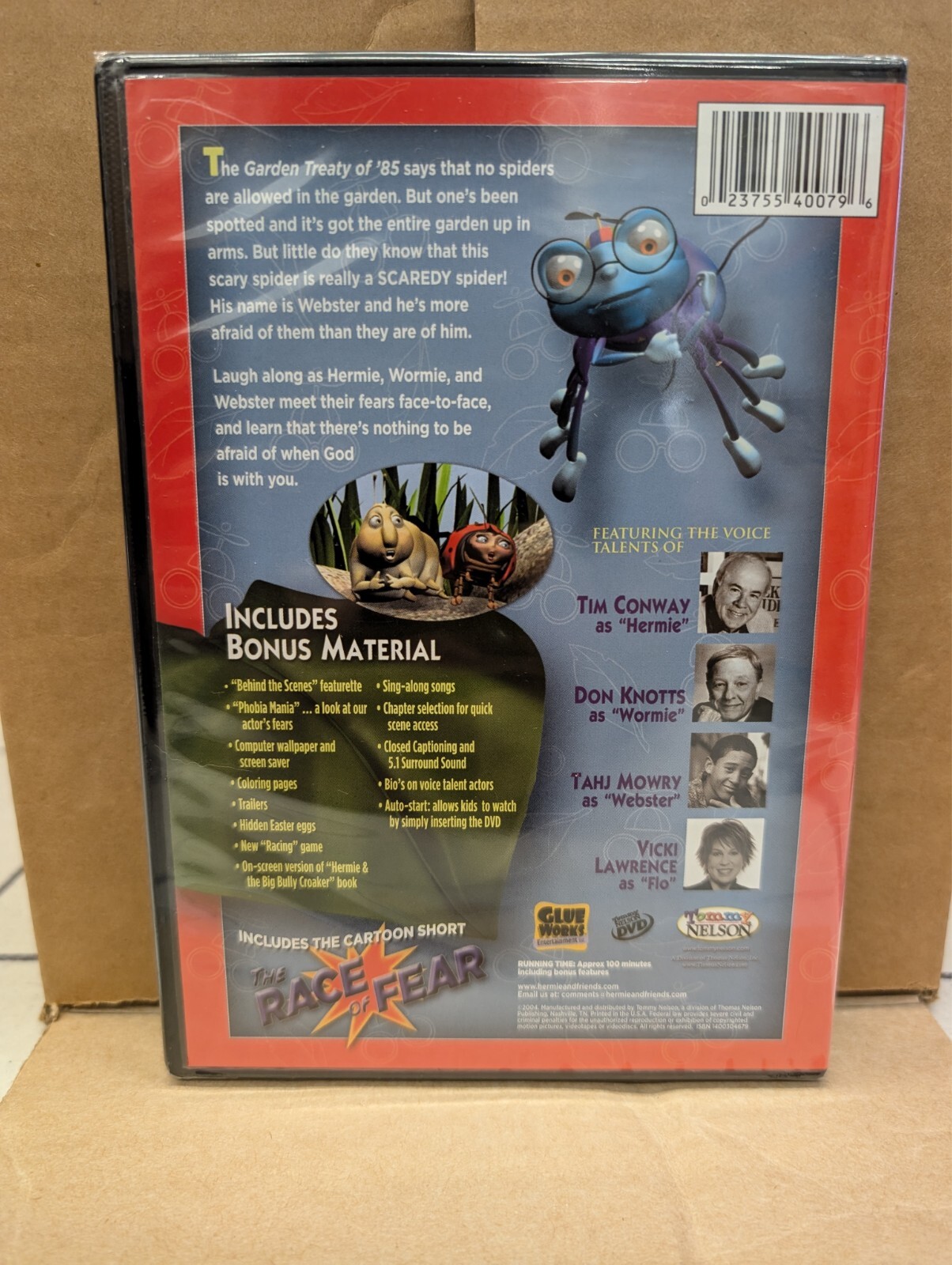 Hermie Friends - Webster the Scaredy Spider (DVD, 2004) for sale online ...