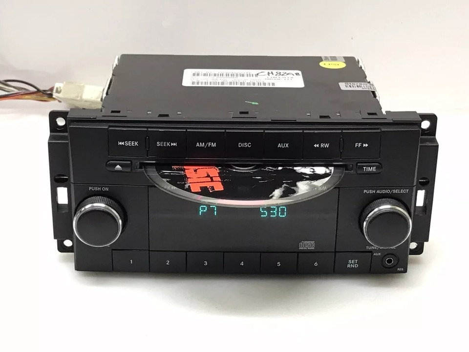 08-12 Jeep Chrysler Dodge RAM RES Radio CD Disc Player Changer AUX MP3 ...
