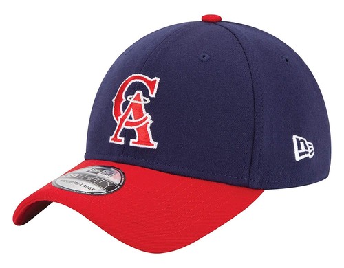 Authentic New Era Men California Angels CA Classic Navy/Red 39THIRTY ...