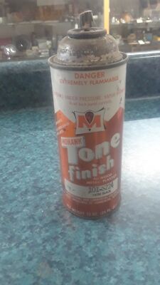 VTG MOHAWK TONE FINISH SPRAY PAINT CAN SATIN BLACK NO CAP 15 OZ | eBay