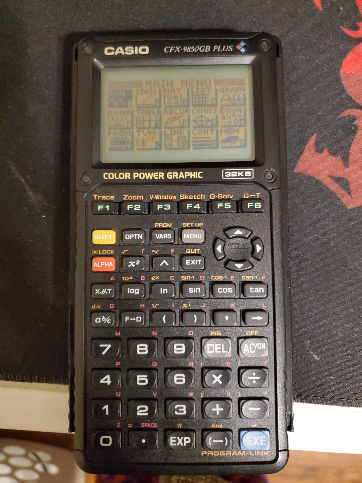 Casio CFX 9850GB Plus Color Power Graphing Calculator 32kb in Black ...