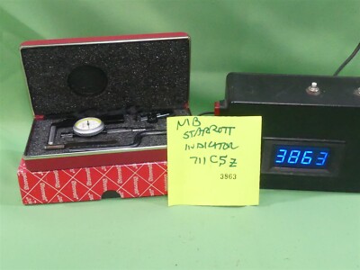 #3863 NIB Starrett Last Word Indicator and mount 711CSZ | eBay