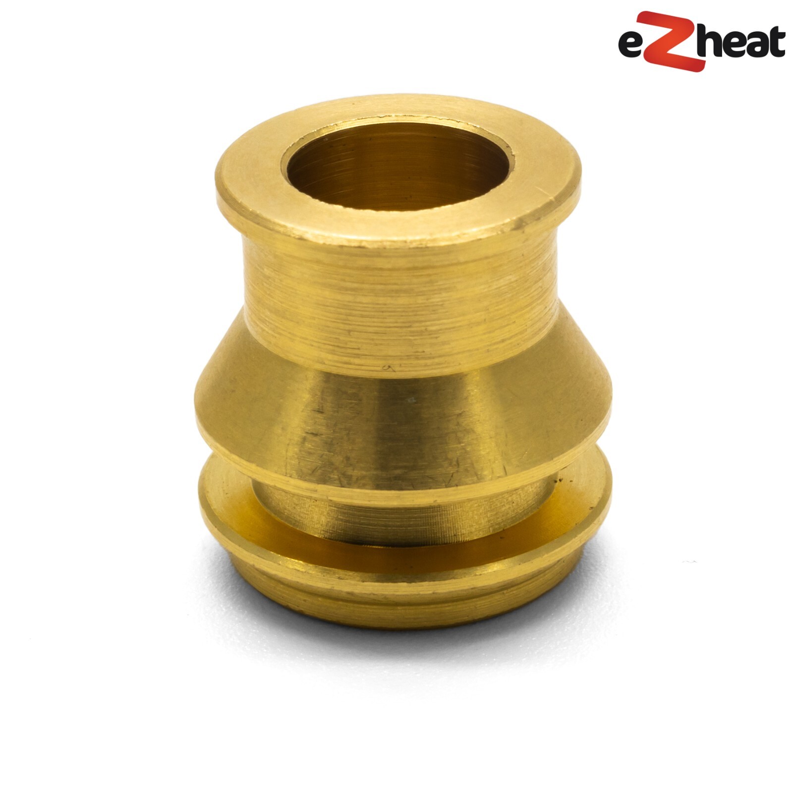Brass TRV Radiator Reducer Compression Valve Adaptor - 15mm to 10mm ( 2 ...